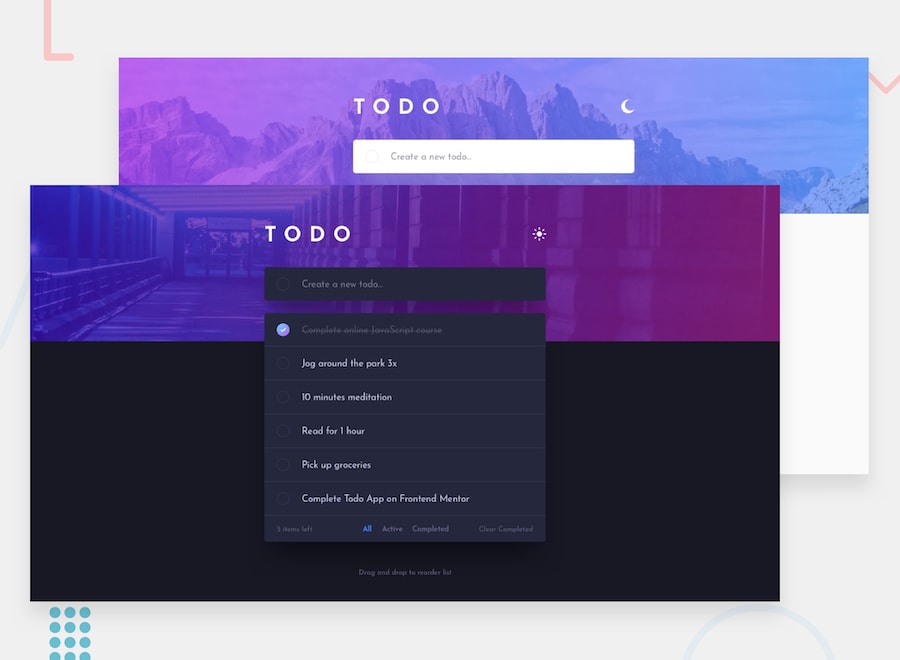 Frontend Mentor Todo App Todo App
